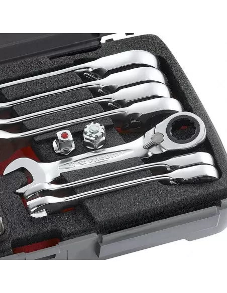 Coffret multi-serrage à cliquet ultra compact métriques (40 pièces)... Coffret multi-serrage à cliquet ultra compact métriques (40 pièces)...